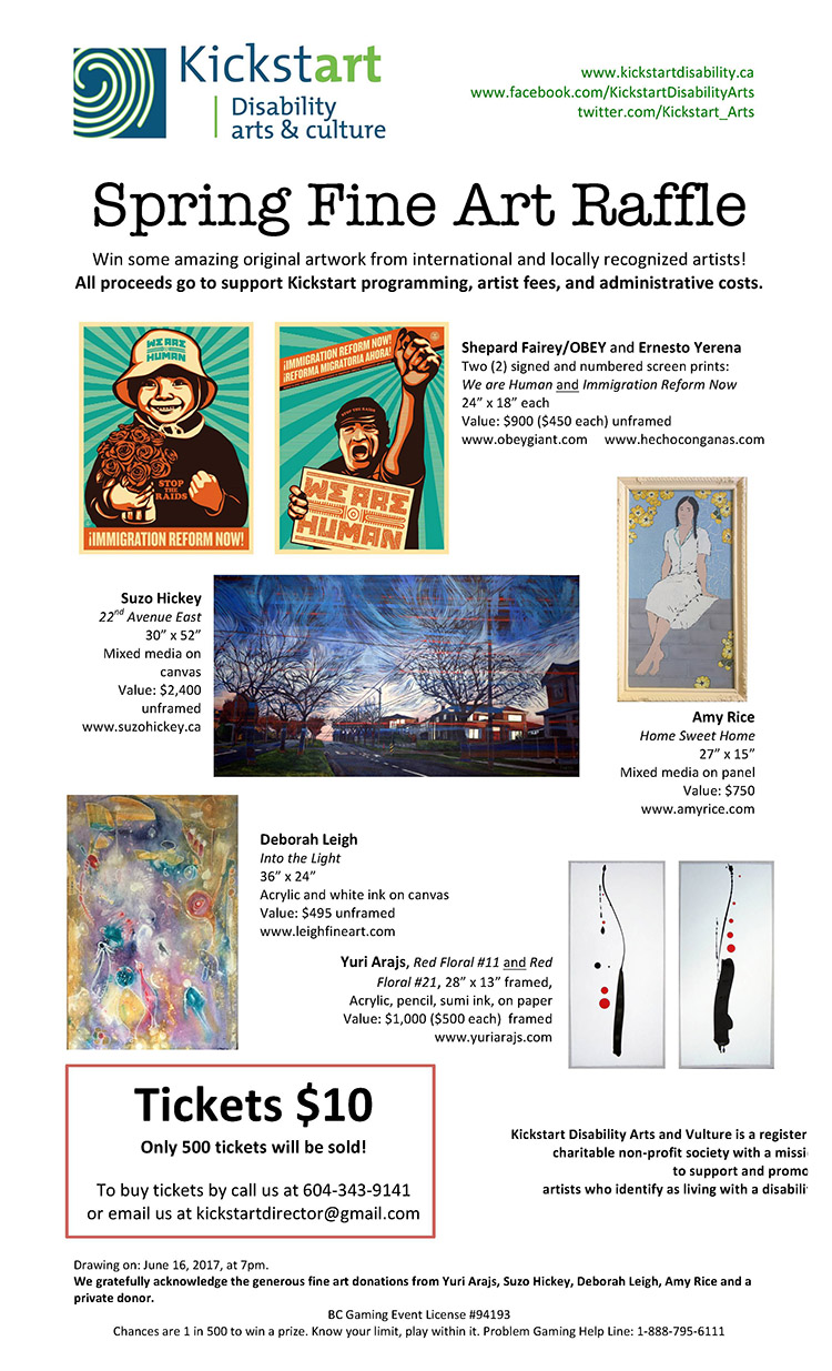 Spring Fine Art Raffle - Kickstart